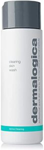 dermalogica clearing skin wash (8.4 fl oz) anti-aging acne face wash – natural breakout clearing foam with salicylic acid and tea tree oil