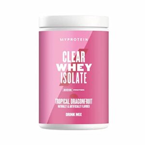 myprotein clear whey isolate – 20 servings (tropical dragonfruit)