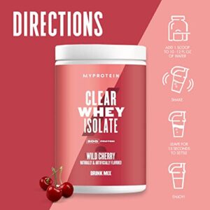 Myprotein Clear Whey Isolate - 20 Servings Wild Cherry