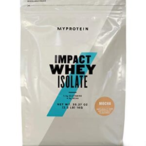 Myprotein Impact Whey Isolate - Mocha, 2.2 Lbs (40 Servings)