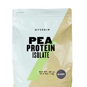 Myprotein® MYVEGAN Pea Protein Isolate Powder, Unflavored, 2.2 Lb (40 Servings)