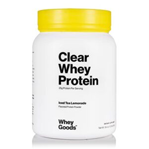 whey goods clear whey protein isolate (iced tea lemonade)