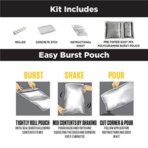 Rust-Oleum 286983 Metallic Floor Coating Kit-Silver Bullet