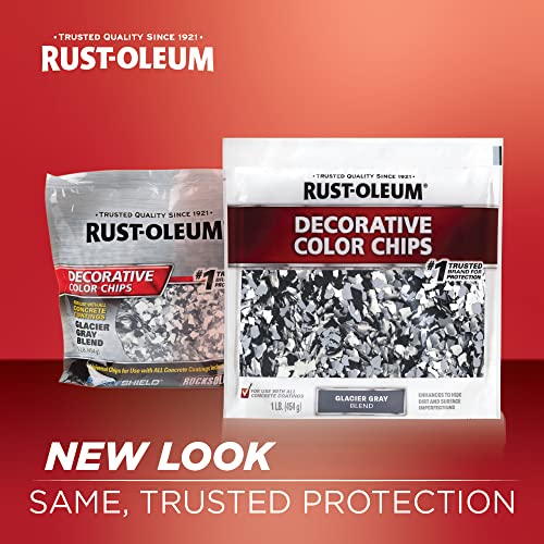 Rust-Oleum 312449-6PK Decorative Color Chips, 6 Pack, Glacier Gray Blend, 96 Ounce