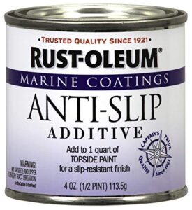 rust-oleum 207009 marine anti-slip additive 1/2-pint, 4 ounce (pack of 1), clear, 11 fl oz