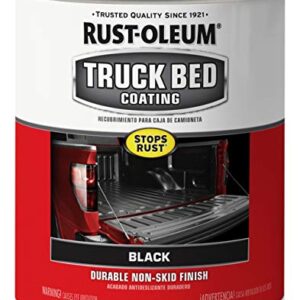 Rust-Oleum 342668 Automotive Truck Bed Coating, 1 Quarts (Pack of 4), Black, 128 Fl Oz