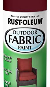 Rust-Oleum 358831 Outdoor Fabric Spray Paint, Dark Red, 12 oz (Pack of 1)