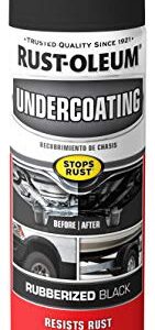 Rust-Oleum 248658 Rust Reformer Spray, 10.25 oz, Black & 248657 Rubberized Undercoating Spray, 15 oz, Black