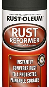 Rust-Oleum 248658 Rust Reformer Spray, 10.25 oz, Black & 248657 Rubberized Undercoating Spray, 15 oz, Black