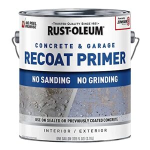 rock solid rust-oleum 338806 gallon concentrate floor primer, gray