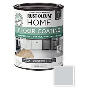 rust-oleum 358874 floor coating base coat pearl gray quart