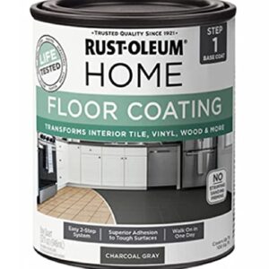 Rust-Oleum 365928 Floor Coating Base Coat Charcoal Gray Quart