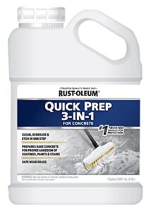 rust-oleum quick prep 3-in-1 cleaner degreaser and etch, gallon