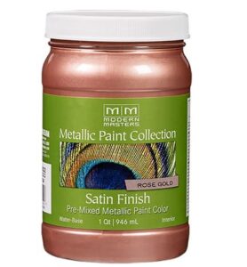 modern masters metallic paint rose gold