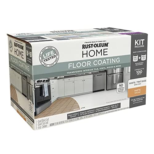 Rust-Oleum Home Floor Coating Ultra White Tint Base Matte Kit