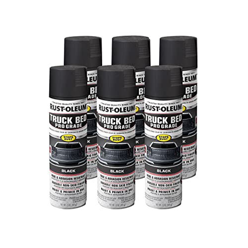 Rust-Oleum 272741-6PK Automotive Spray Paint, Matte Black