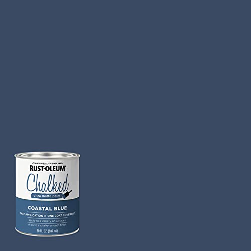 Rust-Oleum Chalked Ultra Matte Coastal Blue Water-Based Chalk Paint 30 oz.