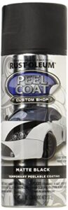 rust-oleum 284279 peel coat 11oz blk matte peelcoat, 11 ounce (pack of 1)