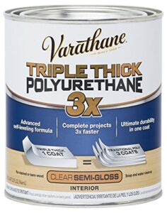 rust-oleum 284472 varathane triple thick polyurethane, semi-gloss,32 fl oz