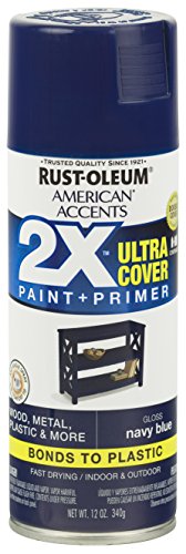 Rust-Oleum 327898 American Accents Spray Paint, 12 Ounce (Pack of 1), Gloss Navy Blue