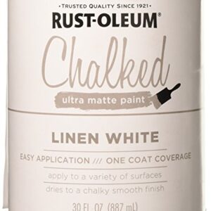 Rustoleum 285140 30 Oz Linen White Chalked Ultra Matte Paint