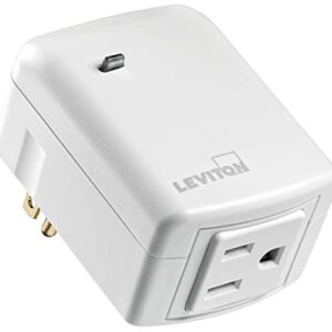 Leviton R51-DZPA1-1RW Module Appliance Plug-in, Clear