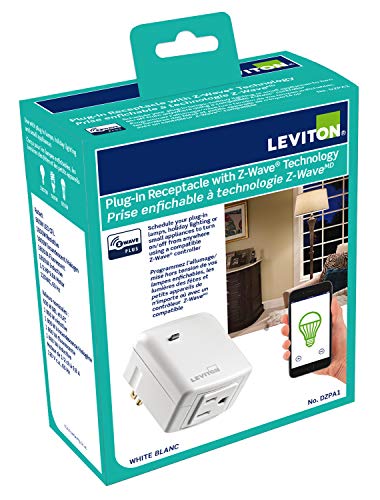 Leviton R51-DZPA1-1RW Module Appliance Plug-in, Clear