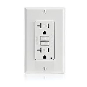 leviton gftr2-e 20a 125v slim tr gfci (pkg of 10)