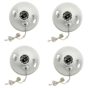 leviton 8827-cw1, white, 4 pack