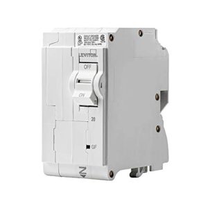 leviton lb220-gf 20 amp 2-pole plug on gfci branch circuit breaker, 120/240 vac