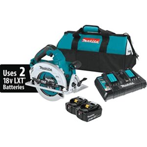 makita xsh06pt 18v x2 lxt® lithium-ion (36v) brushless cordless 7-1/4” circular saw kit (5.0ah)