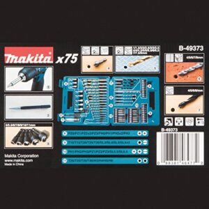 Makita B-49373 75 PC Metric Drill and Screw Bit Set