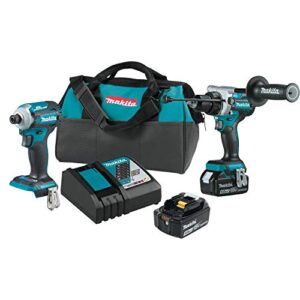 makita xt288t 18v lxt® lithium-ion brushless cordless 2-pc. combo kit (5.0ah)