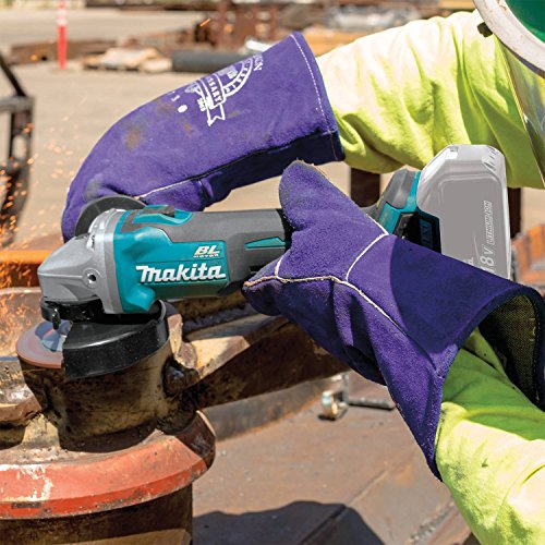 Makita XAG04Z 18V LXT® Lithium-Ion Brushless Cordless 4-1/2” / 5" Cut-Off/Angle Grinder, Tool Only