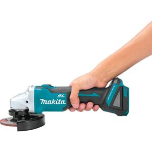 Makita XAG04Z 18V LXT® Lithium-Ion Brushless Cordless 4-1/2” / 5" Cut-Off/Angle Grinder, Tool Only