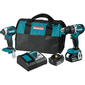 makita xt269t 18v lxt lithium-ion brushless cordless 2-pc. combo kit (5.0ah)