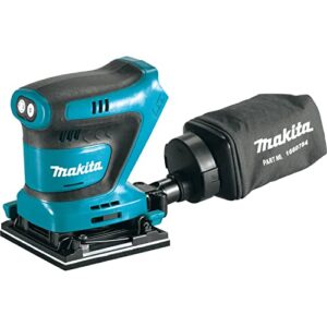 makita xob02z 18v lxt® lithium-ion cordless 1/4 sheet finishing sander, tool only