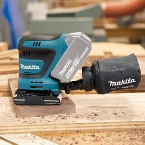 Makita XOB02Z 18V LXT® Lithium-Ion Cordless 1/4 Sheet Finishing Sander, Tool Only