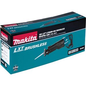 Makita XRJ05Z 18V LXT Lithium-Ion Brushless Cordless Recipro Saw, Tool Only