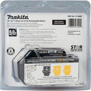 Makita BL1860B 18V LXT Lithium-Ion 6.0 Ah Battery