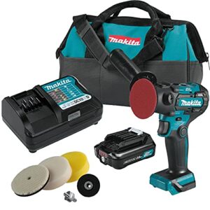 makita vp01r1 12v max cxt® lithium‑ion brushless 3″ polisher / 2″ sander kit (2.0ah)