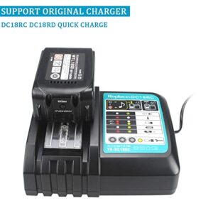 TENMOER 18V 9.0Ah BL1890 Replacement Battery Compatible with Makita Battery BL1830B BL1860B with Digital Display