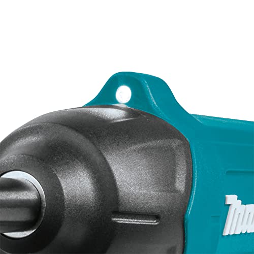 Makita DF001DW 3.6V Lithium-Ion 1/4" Hex Screwdriver Kit, Teal, 3.6V