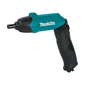 Makita DF001DW 3.6V Lithium-Ion 1/4" Hex Screwdriver Kit, Teal, 3.6V