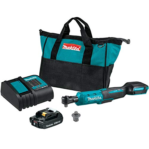 Makita XRW01SR1 18V LXT® Lithium-Ion Cordless 3/8" / 1/4" Sq. Drive Ratchet Kit (2.0Ah)