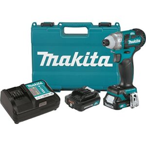 makita dt04r1 12v max cxt lithium-ion brushless cordless impact driver kit (2.0ah),