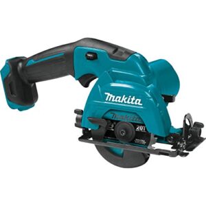 makita sh02z 12v max cxt lithium-ion cordless circular saw, 3-3/8″, teal