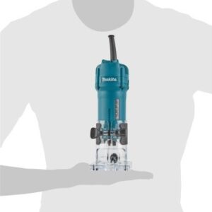 Makita 3709 1/4" Fixed Base Laminate Trimmer Teal