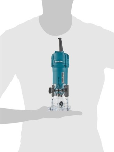 Makita 3709 1/4" Fixed Base Laminate Trimmer Teal