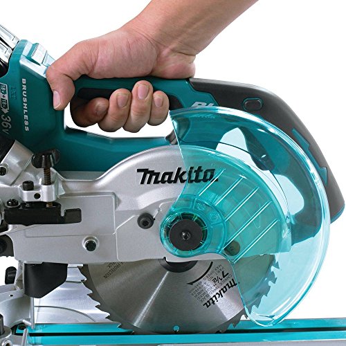 Makita XSL02Z 18V X2 LXT Lithium-Ion Brushless Cordless 7-1/2" Dual Slide Compound Miter Saw, Tool Only